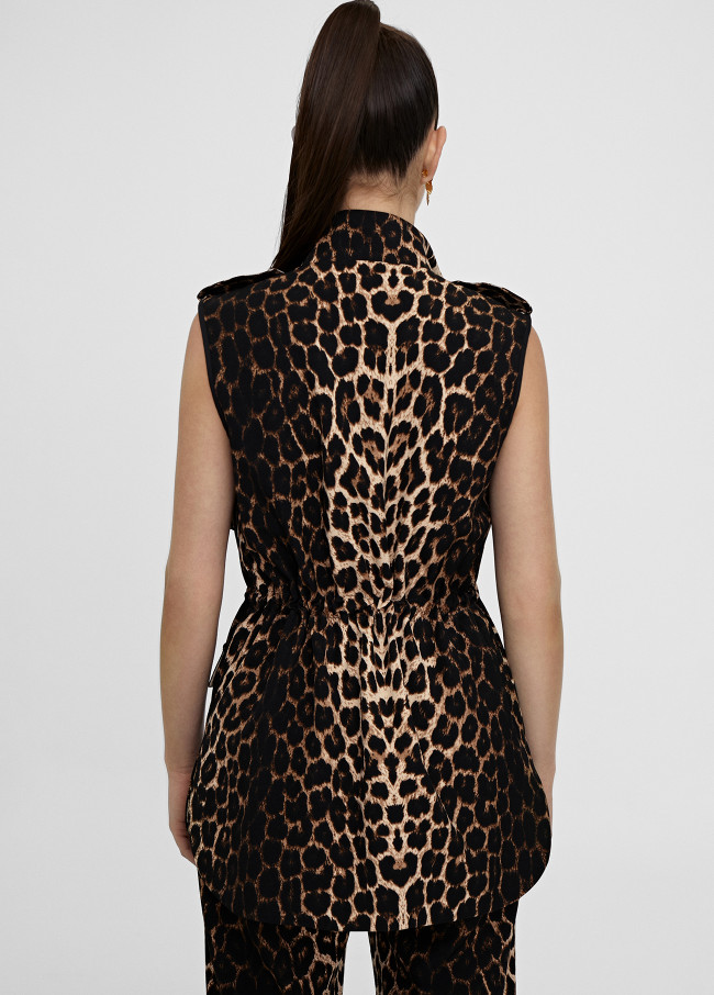 Chaleco animal print