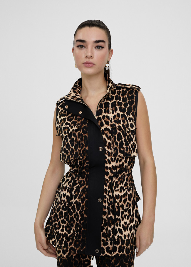 Chaleco animal print