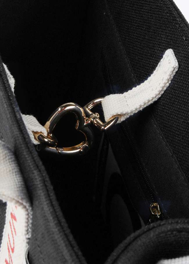 Sac besace décor logo