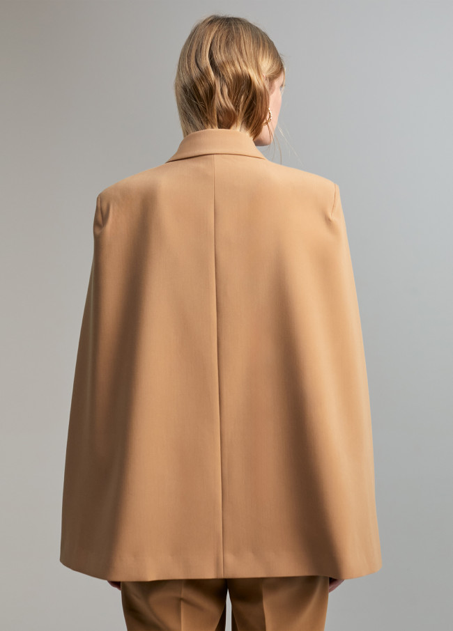 Cape-style blazer