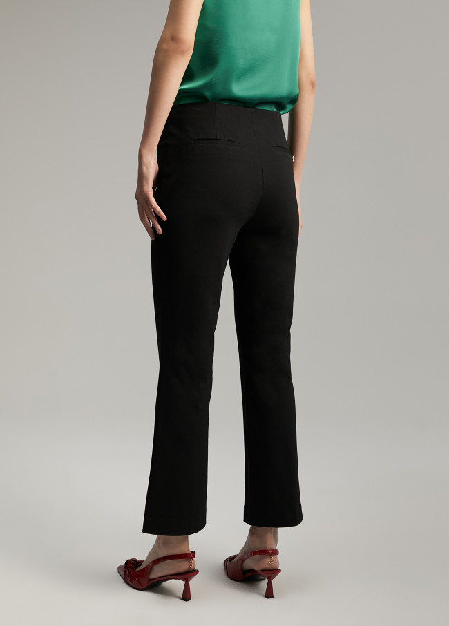 Button detail trousers