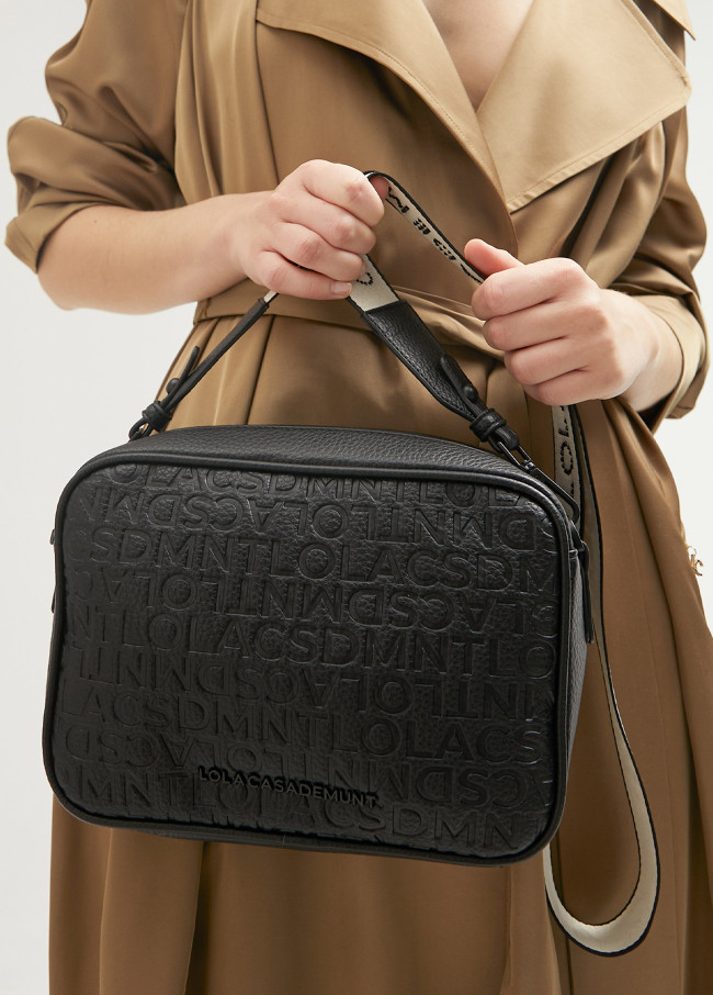 Monogrammed crossbody bag