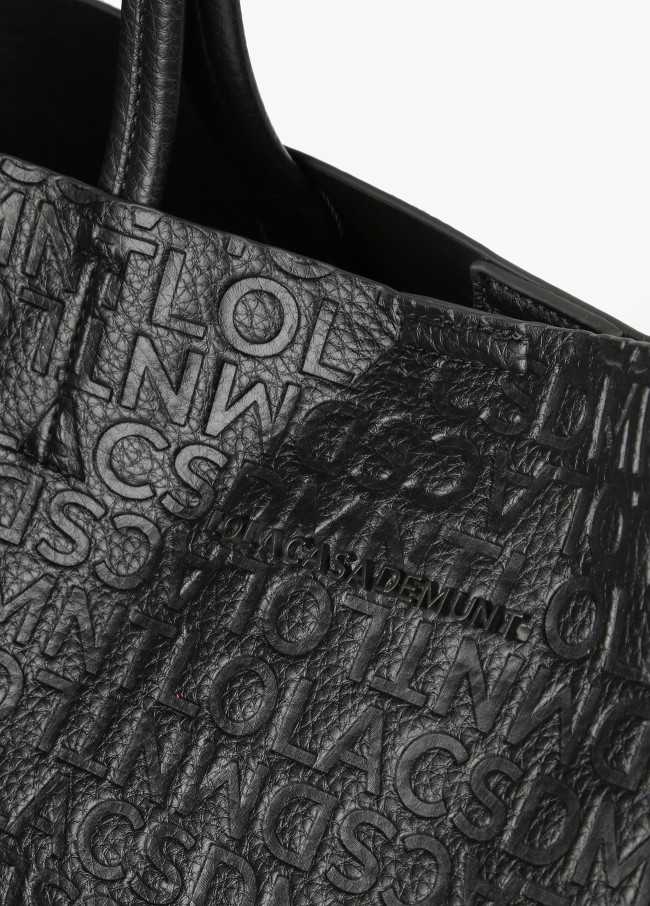 Monogram Shopper Bag Faux Leather - Lola Casademunt