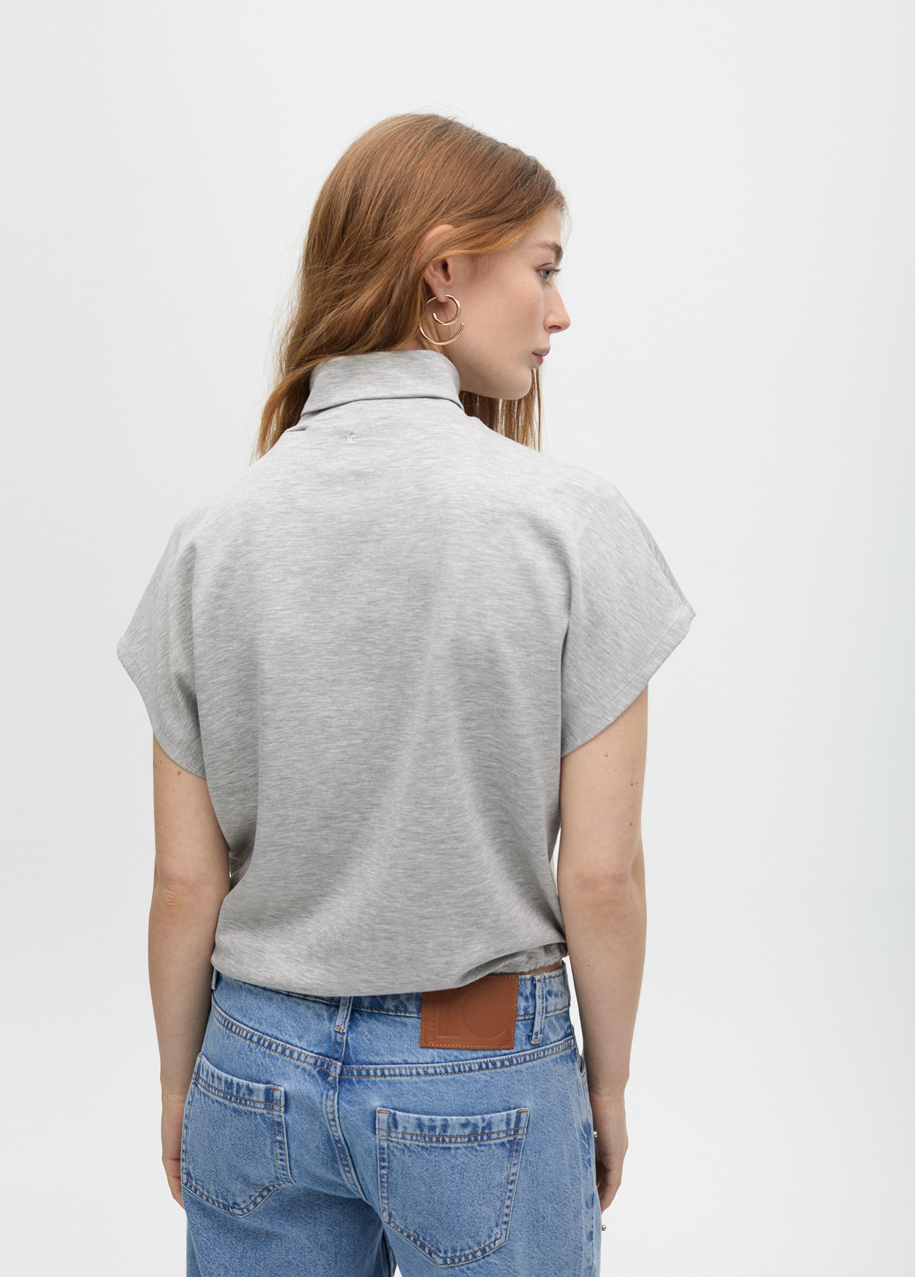 High Neck Adjustable T-Shirt - Lola Casademunt