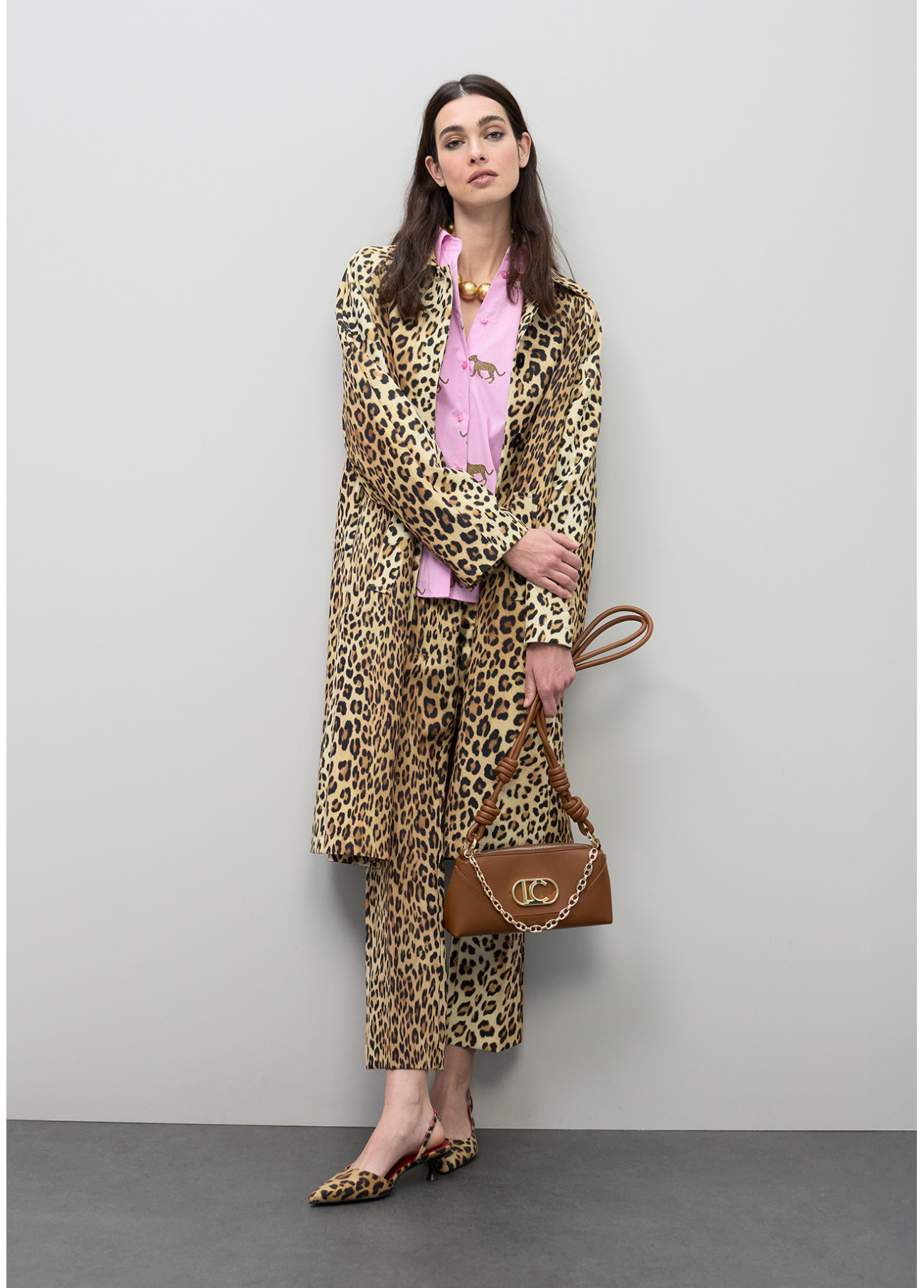 Trench recto animal print - Lola Casademunt